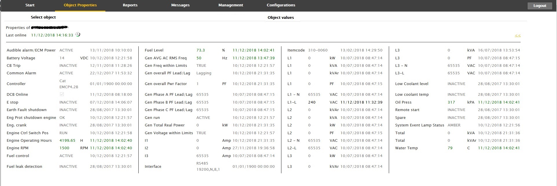Remote monitoring CAT EMCP4.2 – 101 Solutions